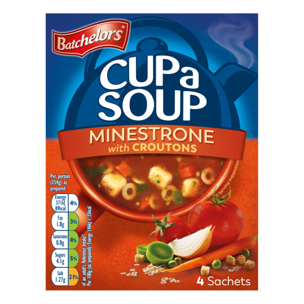 Minestrone with Croutons Cup a Soup - My Imported Foods